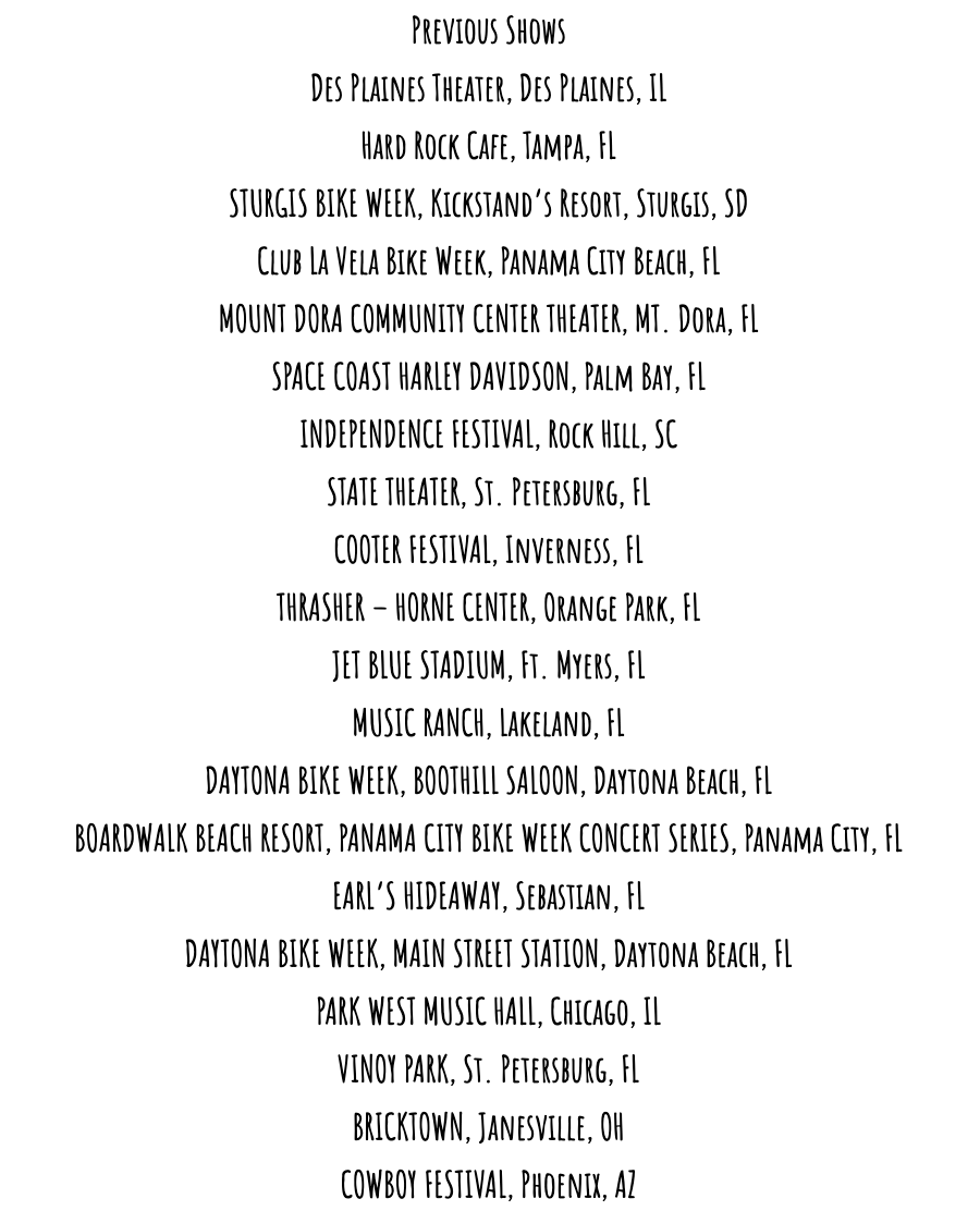 About and Bios – Southern Rock's Finest